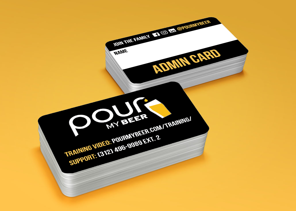 System Admin Cards - Pack of 5 – PourMyBev
